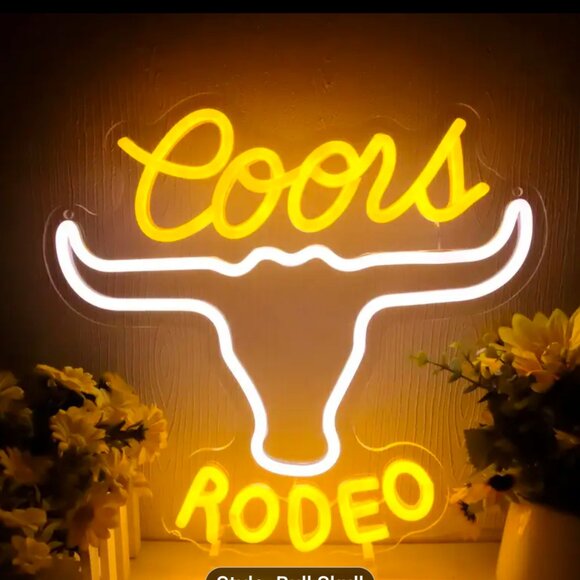 Wall Decor | Coors Rodeo Neon Led Sign | Poshmark
